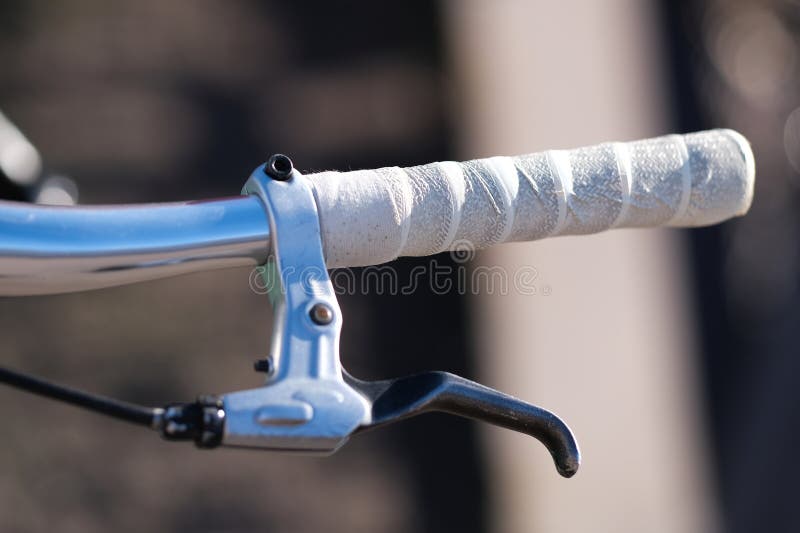 Hand brake of a bike stock photo. Image of metal, traffic - 344565784