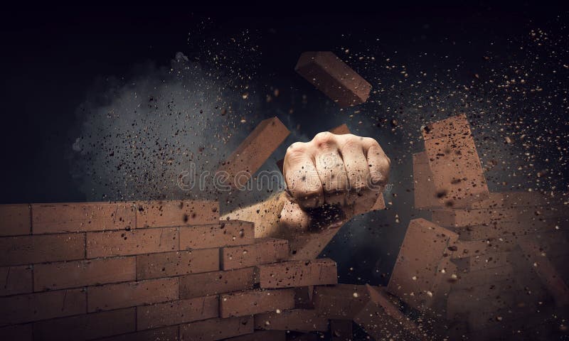 193 Fist Breaking Wall Stock Photos - Free & Royalty-Free Stock Photos ...