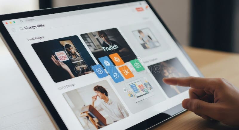 Portfolio Ui Ux Design Examples Stock Photos - Free & Royalty-Free ...