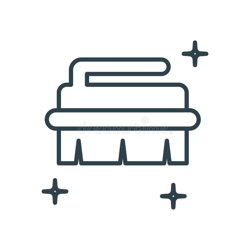 Hand Brush. Vector Illustration Decorative Design Stock Vector ...