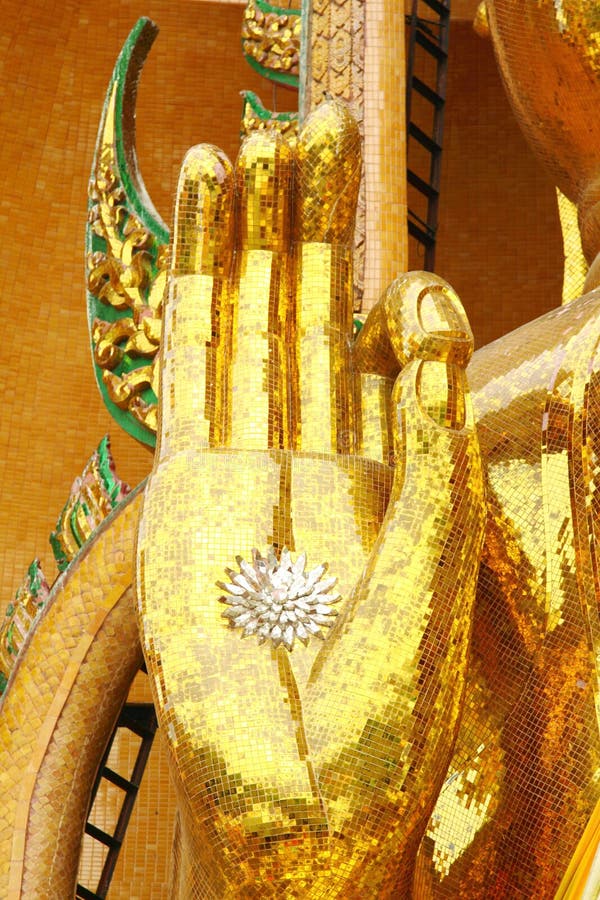 Hand of Buddha stock image. Image of huge, bless, thailand - 13756095