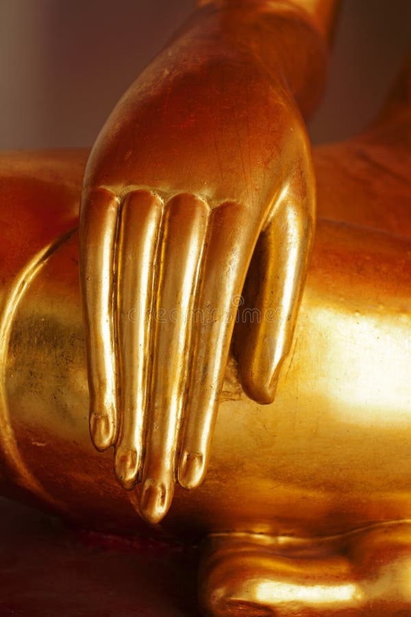 Lord of Buddha Hand Statue. Stock Image - Image of thailand, spirit ...