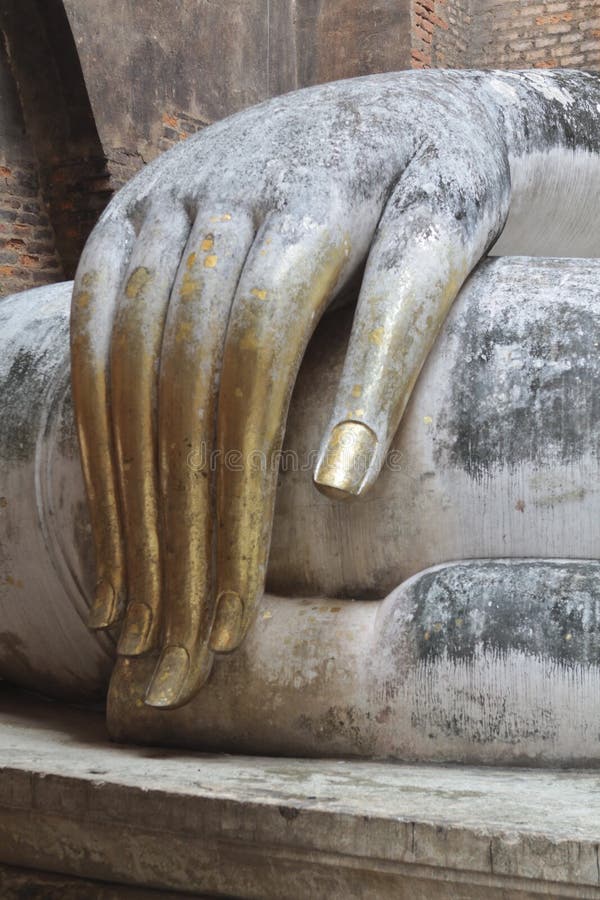 Hand of buddha stock image. Image of fingers, ancient - 26085855
