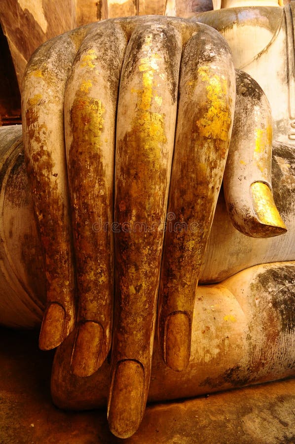 Hand of buddha statue stock image. Image of pray, surreal - 29079817