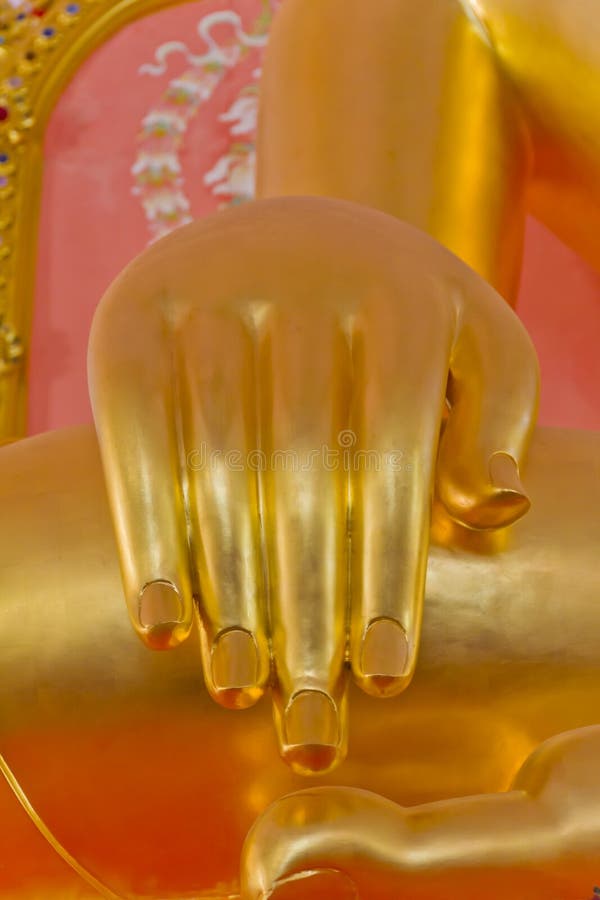 Hand Buddha Statue in Temple Stock Photo - Image of build, faith: 28828100