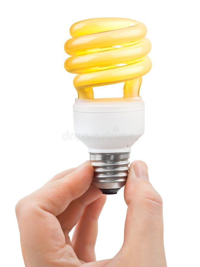 Hand with bulb stock image. Image of electricity, help - 45747661