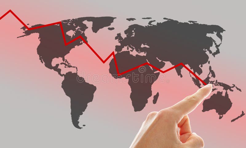 Hand and business graph stock image. Image of safe, finger - 35016833