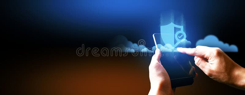 Businessman Interactive Touching a Holographic of Transaction Financial ...