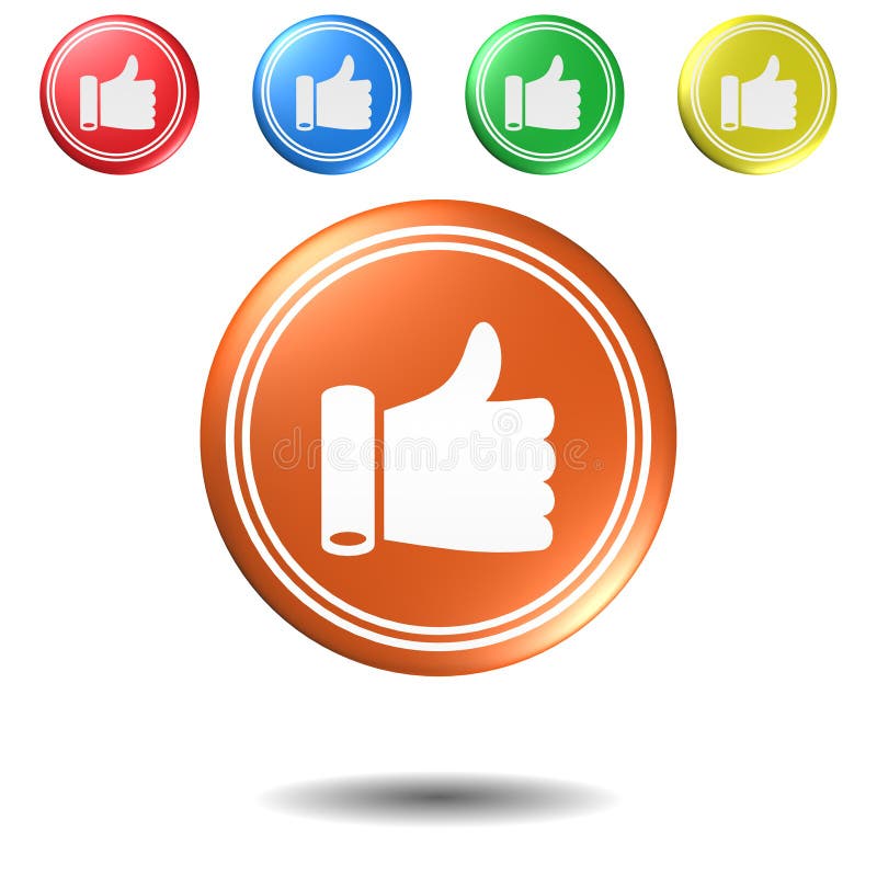 Hand,button illustration editorial photography. Illustration of sign ...