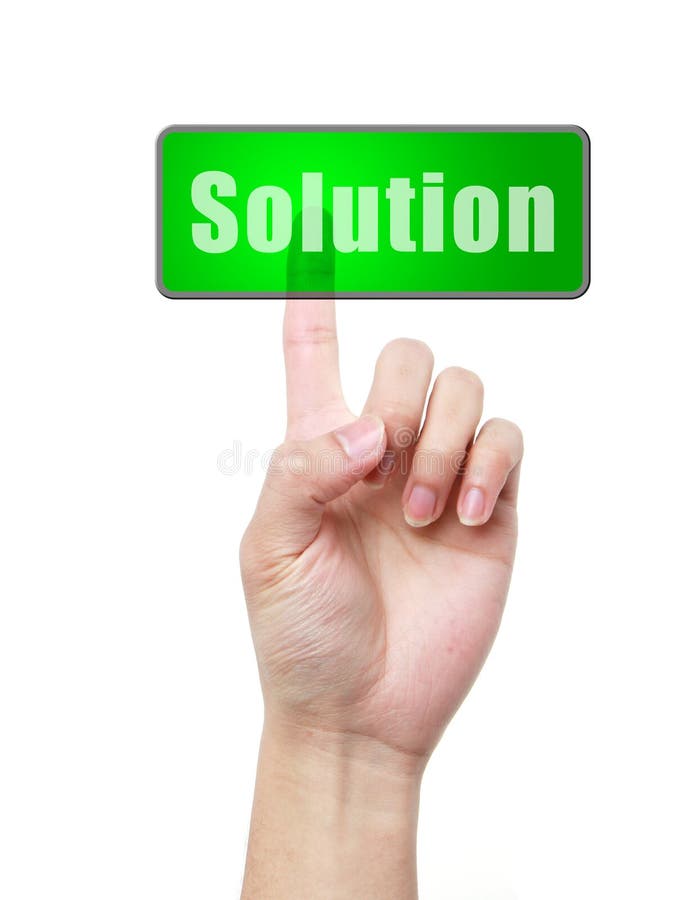 Hand and button Learn stock photo. Image of click, keypad - 11588586