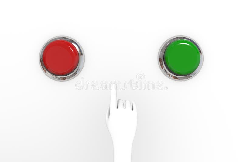 Hand and buttons stock illustration. Illustration of insulated - 43354822