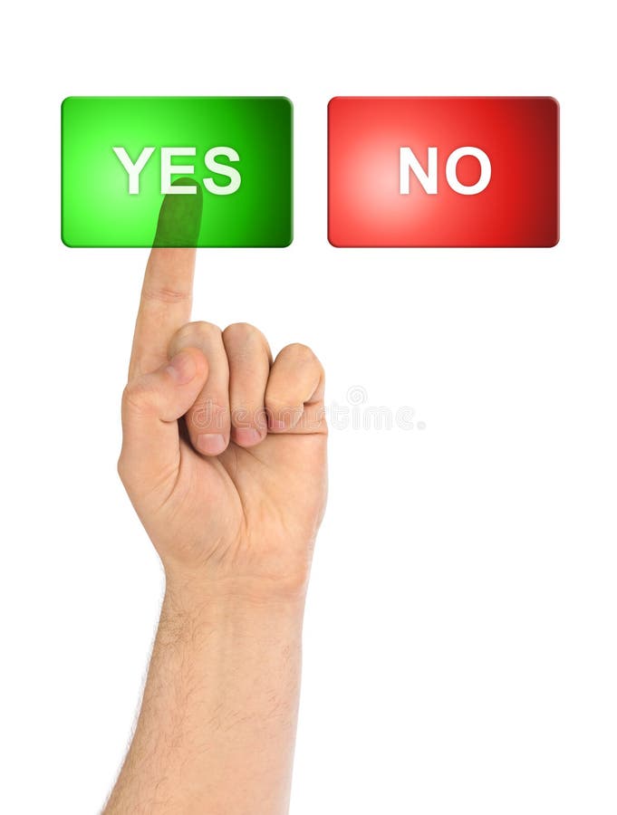 Man Choosing Two Buttons Stock Photos - Free & Royalty-Free Stock ...