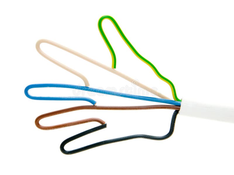 Hand cable stock photo. Image of warning, high, copper - 8544586