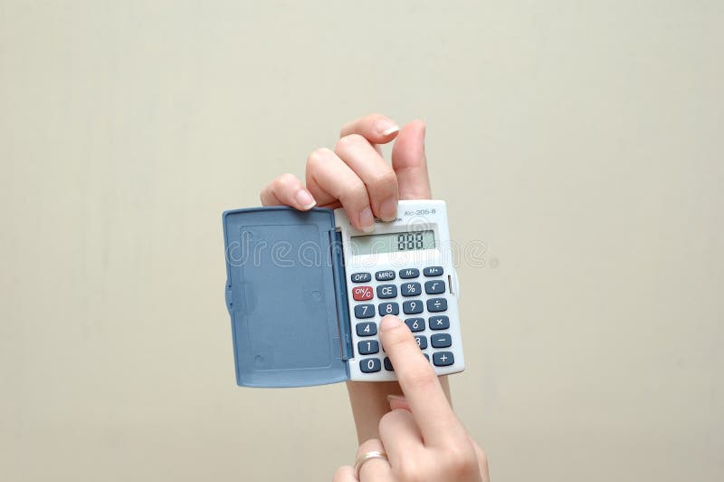 Hand and calculator stock image. Image of handshake, business - 361247