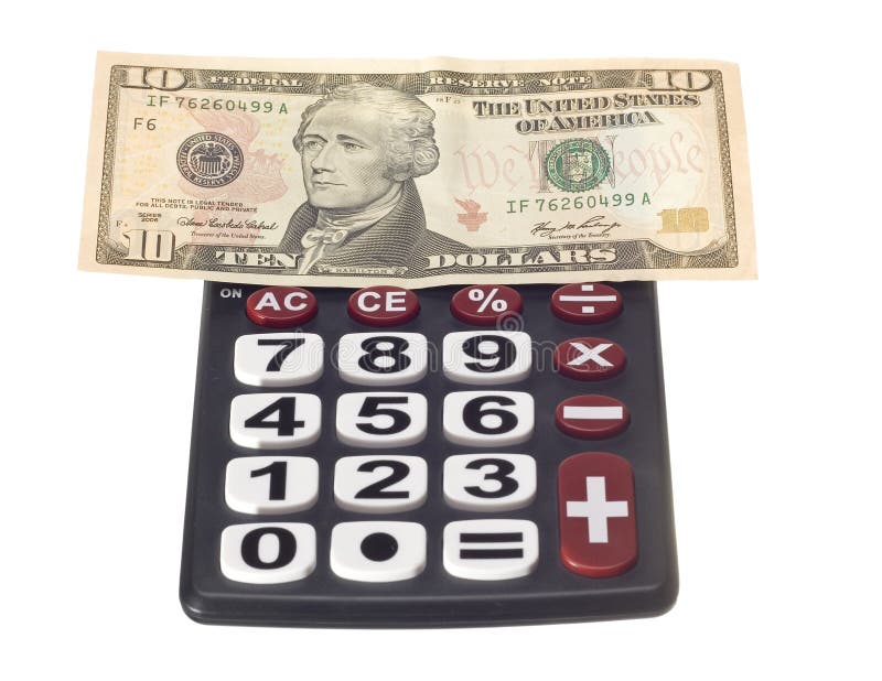 Hand calculator stock image. Image of data, investment - 7515407