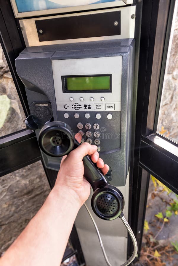 Hand in call box stock photo. Image of hand, phone, button - 88978070