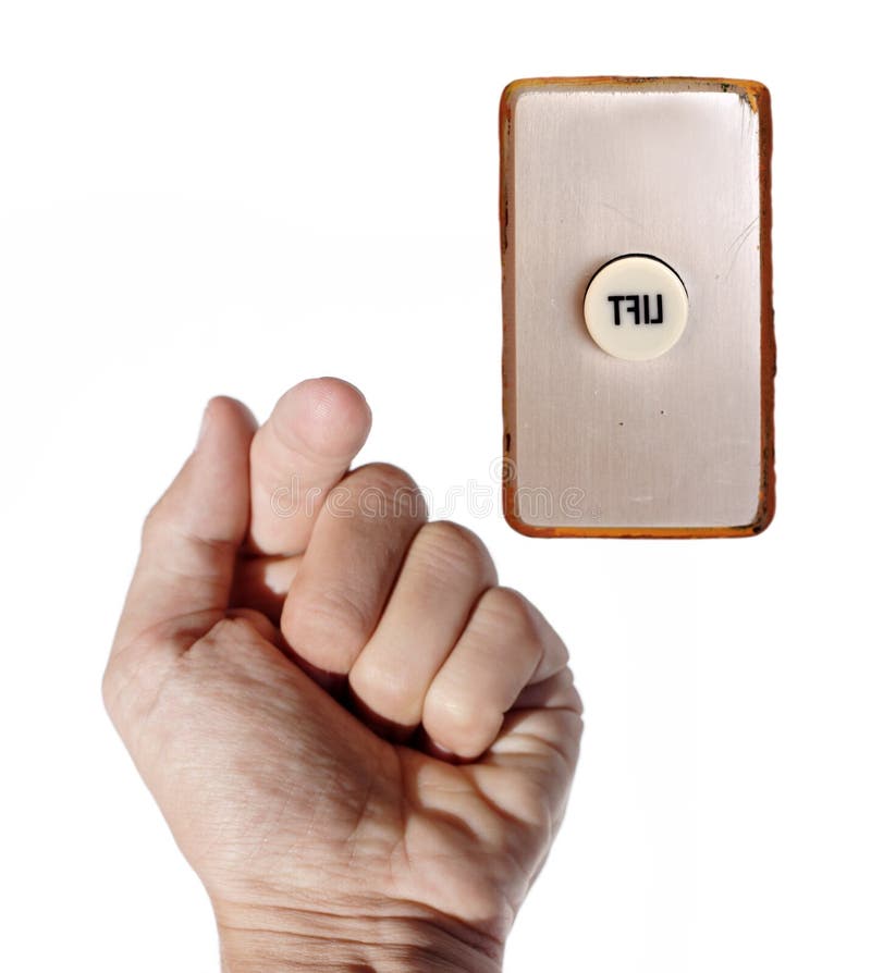 Hand and call button stock photo. Image of push, finger - 948796