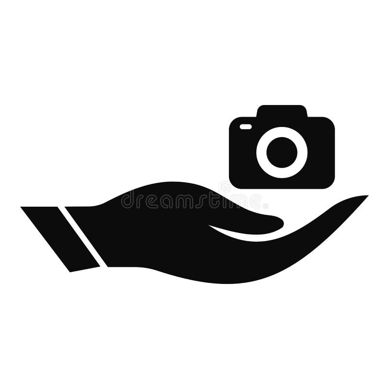 Hand Camera Logo Design. Camera Logo with Hand Concept Vector Stock ...