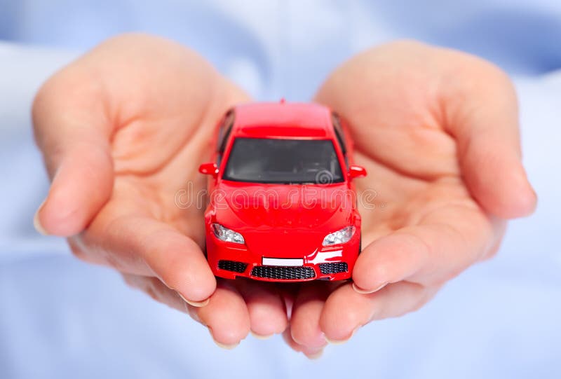 Hand with car. stock image. Image of repair, automotive - 35582117