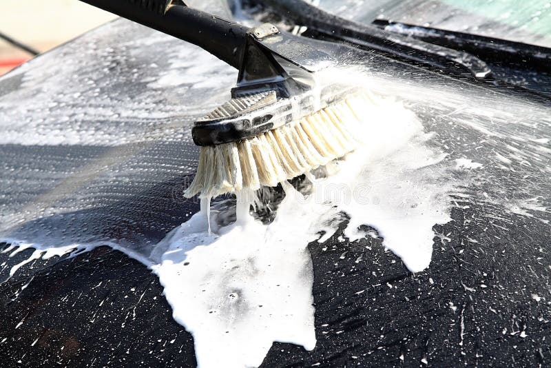 Hand car wash stock image. Image of glass, transportation - 71045387