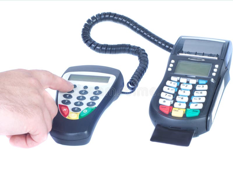 Hand and card scanner stock image. Image of currency - 58090029