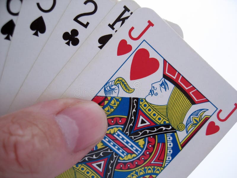 Hand of cards stock image. Image of lose, vegas, odds, rummy - 20309