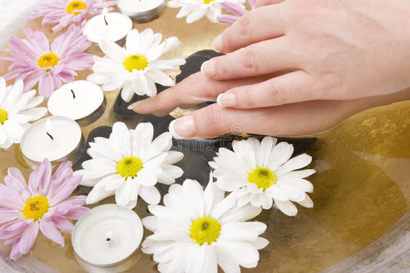 Hand care stock image. Image of pamper, candle, feminine - 3045823