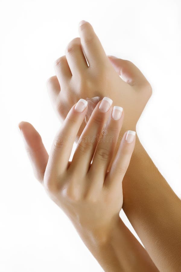 Hand care stock photo. Image of young, puriy, white, closeup - 9516592