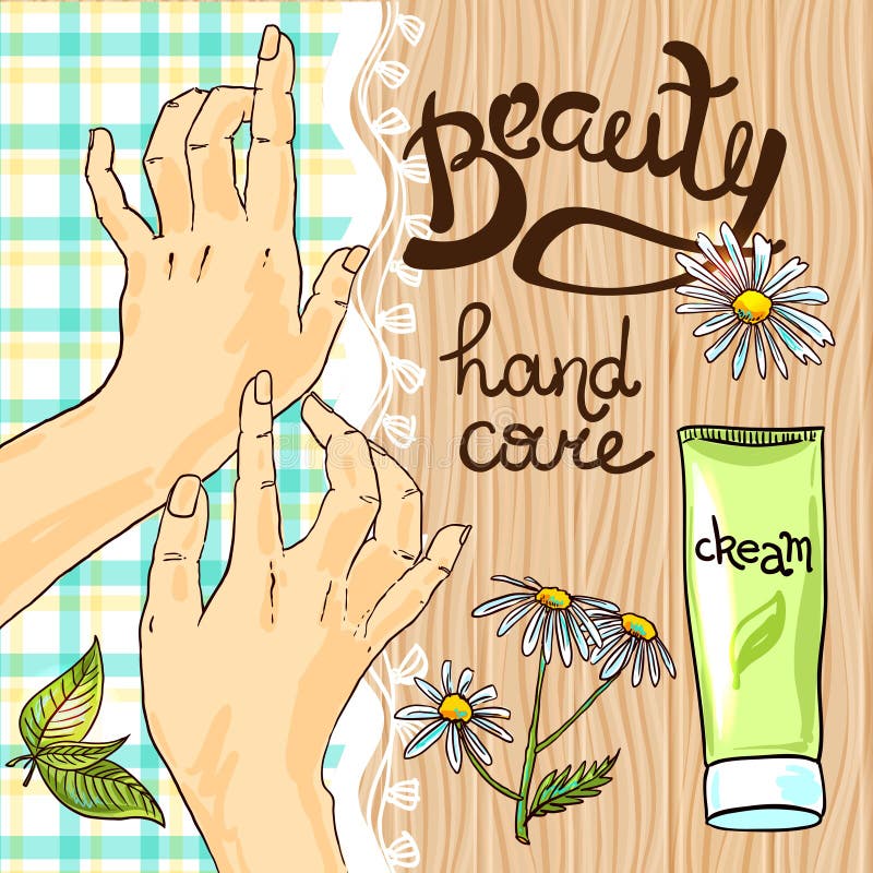 Hand care stock vector. Illustration of concept, lifestyle - 56615932
