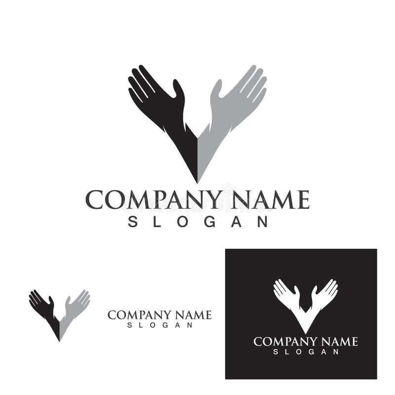 Hand Care Life Help Hope Logo and Symbol Vector Eps Stock Vector ...