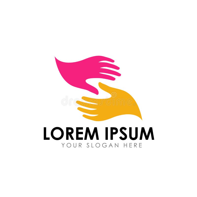 Hand Care Logo Design Template. Hand Care Vector Icon Illustration ...