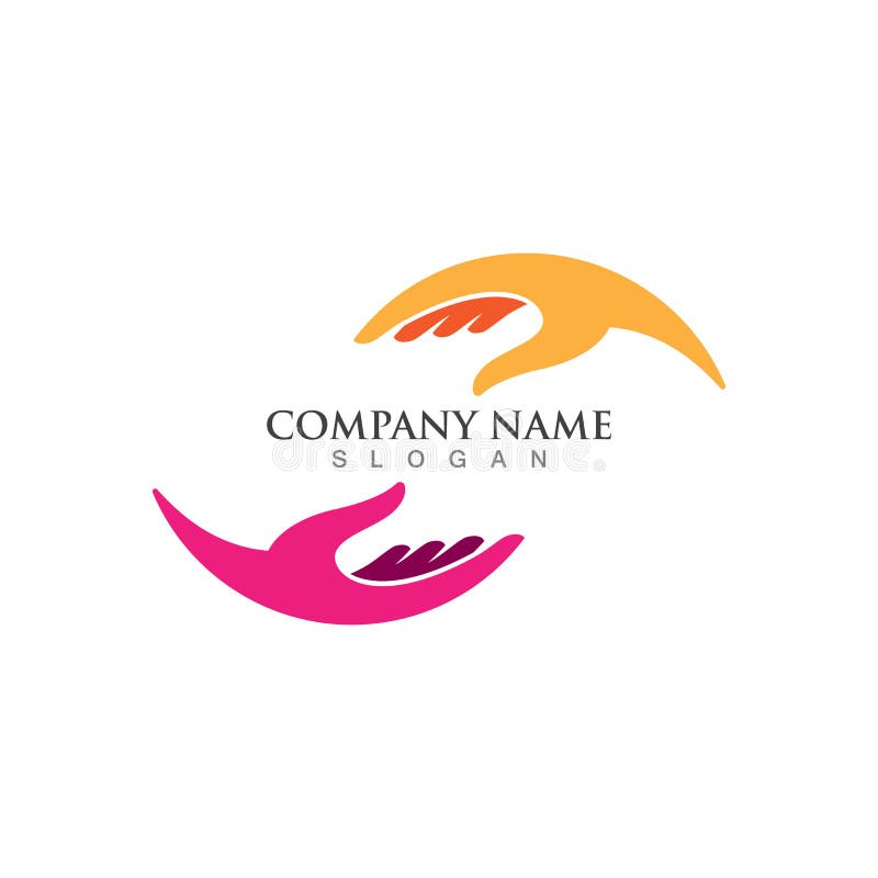 Hand Care Logo and Symbols Template Icon Illustration Stock Vector ...