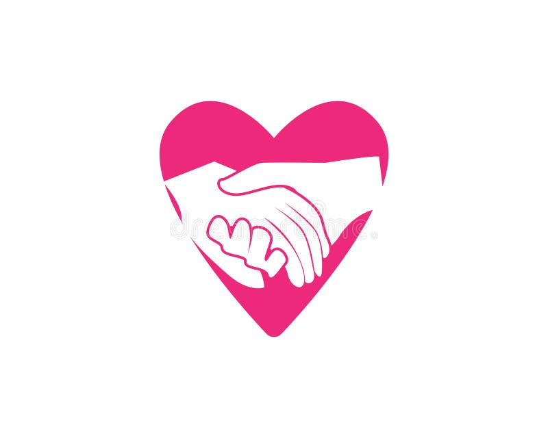 Hand Care People Icon Vector Template Stock Vector - Illustration of ...