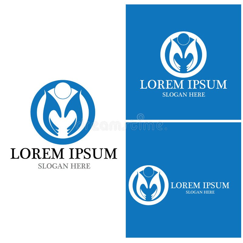 Hand Care People Vector Template Illustration Stock Illustration ...