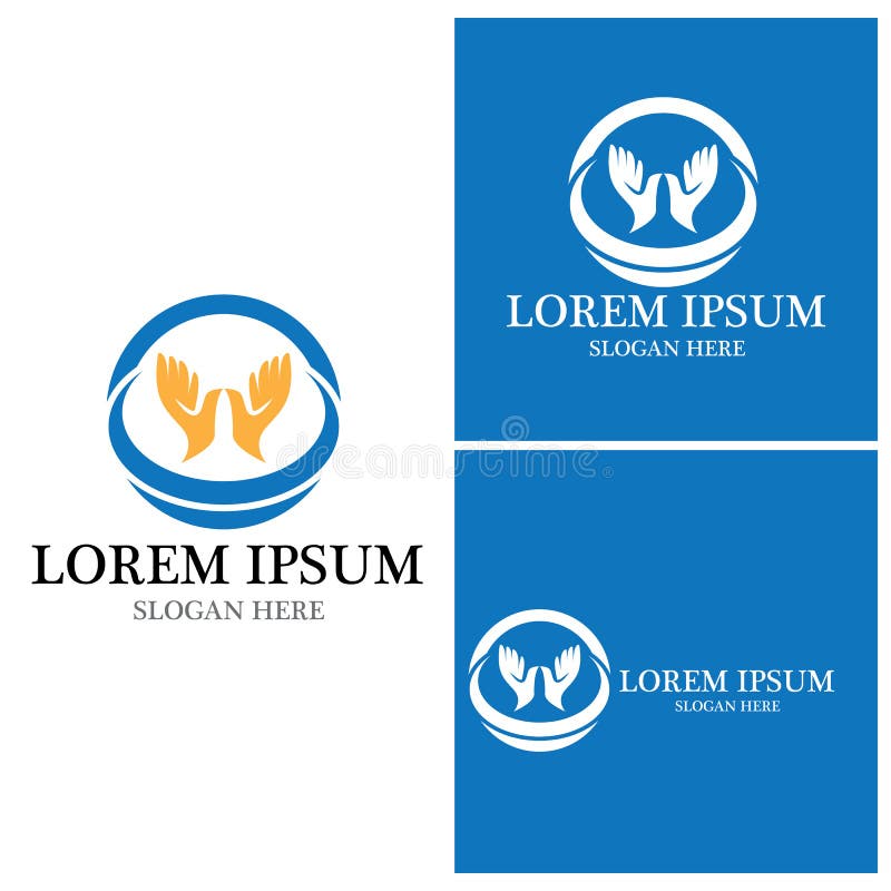 Hand Care People Vector Template Illustration Stock Illustration ...