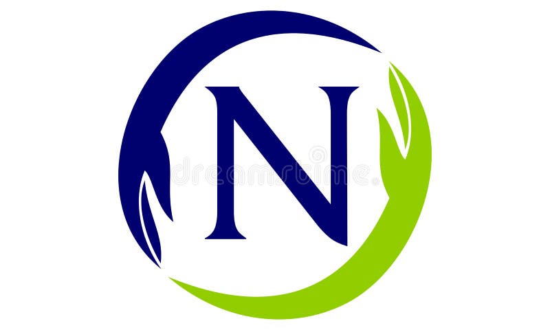 Hand Care Solution Letter N Stock Vector - Illustration of meeting ...