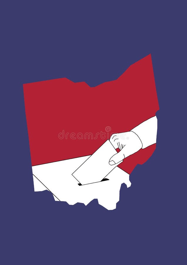 Democratic Elections in the State of Ohio Stock Illustration ...