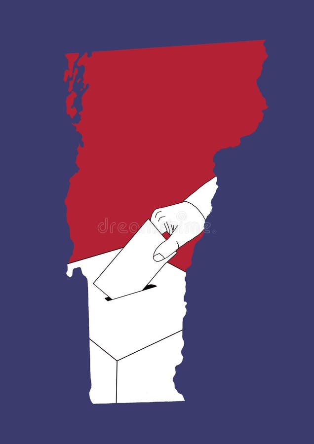Democratic Elections in the State of Vermont Stock Illustration ...