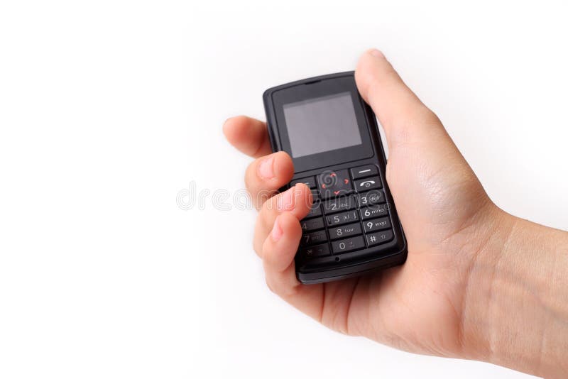 Hand Reaching for Mobile Phone Stock Photo - Image of nick, grabbing ...