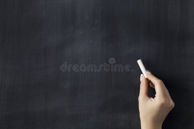 Hand on chalkboard stock image. Image of teaching, education - 62877343