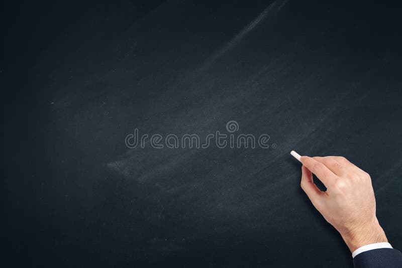 Hand on chalkboard stock photo. Image of communication - 193979844