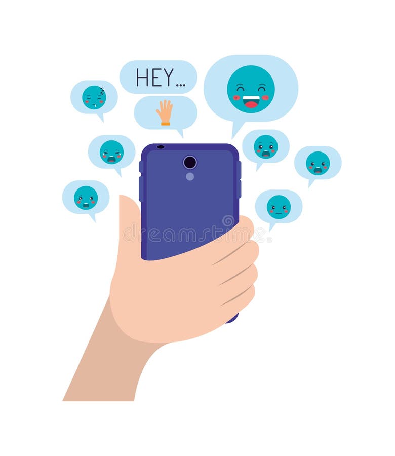 Sending Emojis Stock Illustrations – 54 Sending Emojis Stock ...