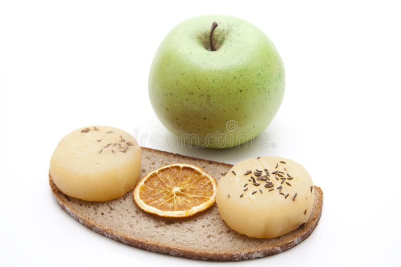 Hand cheese on bread stock image. Image of food, bread - 21602359