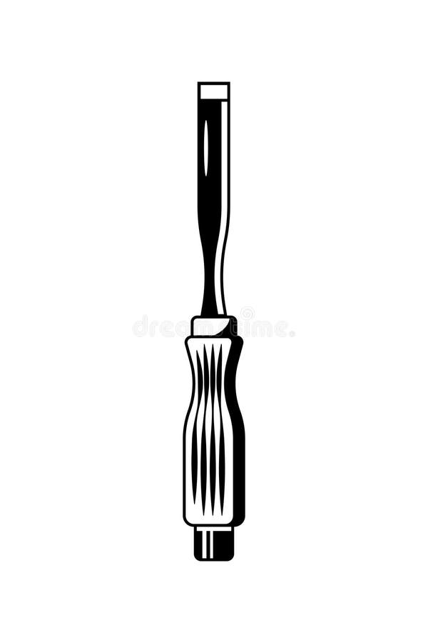 Hand Chisel Engraving Composition Stock Vector - Illustration of timber ...