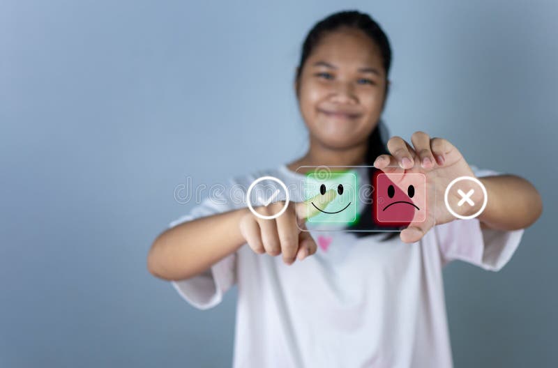 Hand Choosing Happy Smile Icon. Represents Feedback Rating and Positive ... Hand Choosing Happy Smile Icon. Represents Feedback Rating and Positive ...