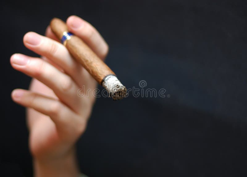 Hand With Cigar Picture. Image: 7812913