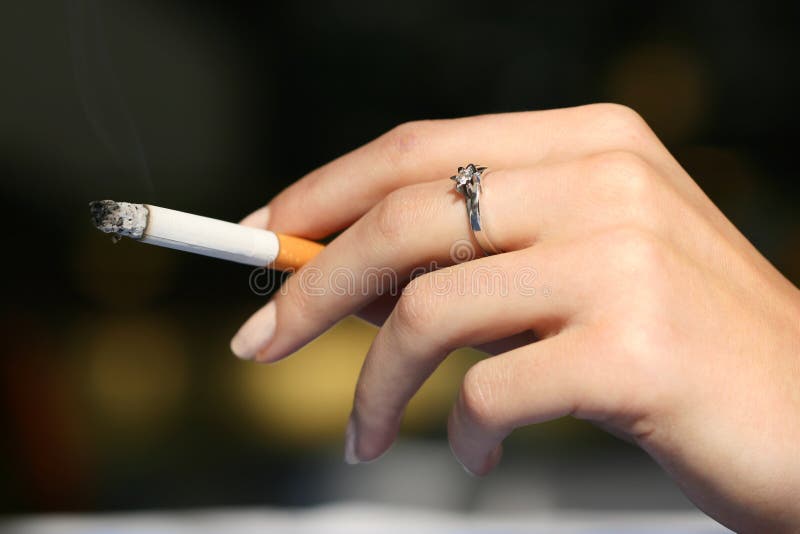 Hand with cigarette stock photo. Image of dope, filter - 5051820