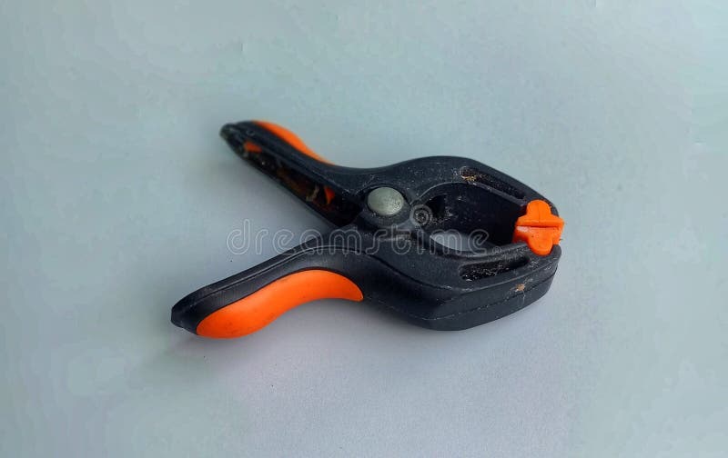 Hand Clamps are Black. Small Size Stock Photo - Image of glasses, size ...