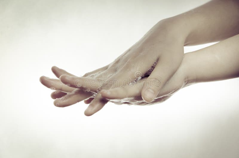 Hand cleaning stock image. Image of medical, hand, rinse - 37010367