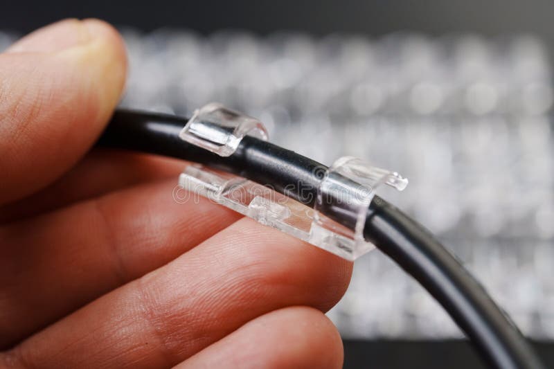 Plastic Wire Cutter. a Tool for Working with Electronics Stock Photo ...